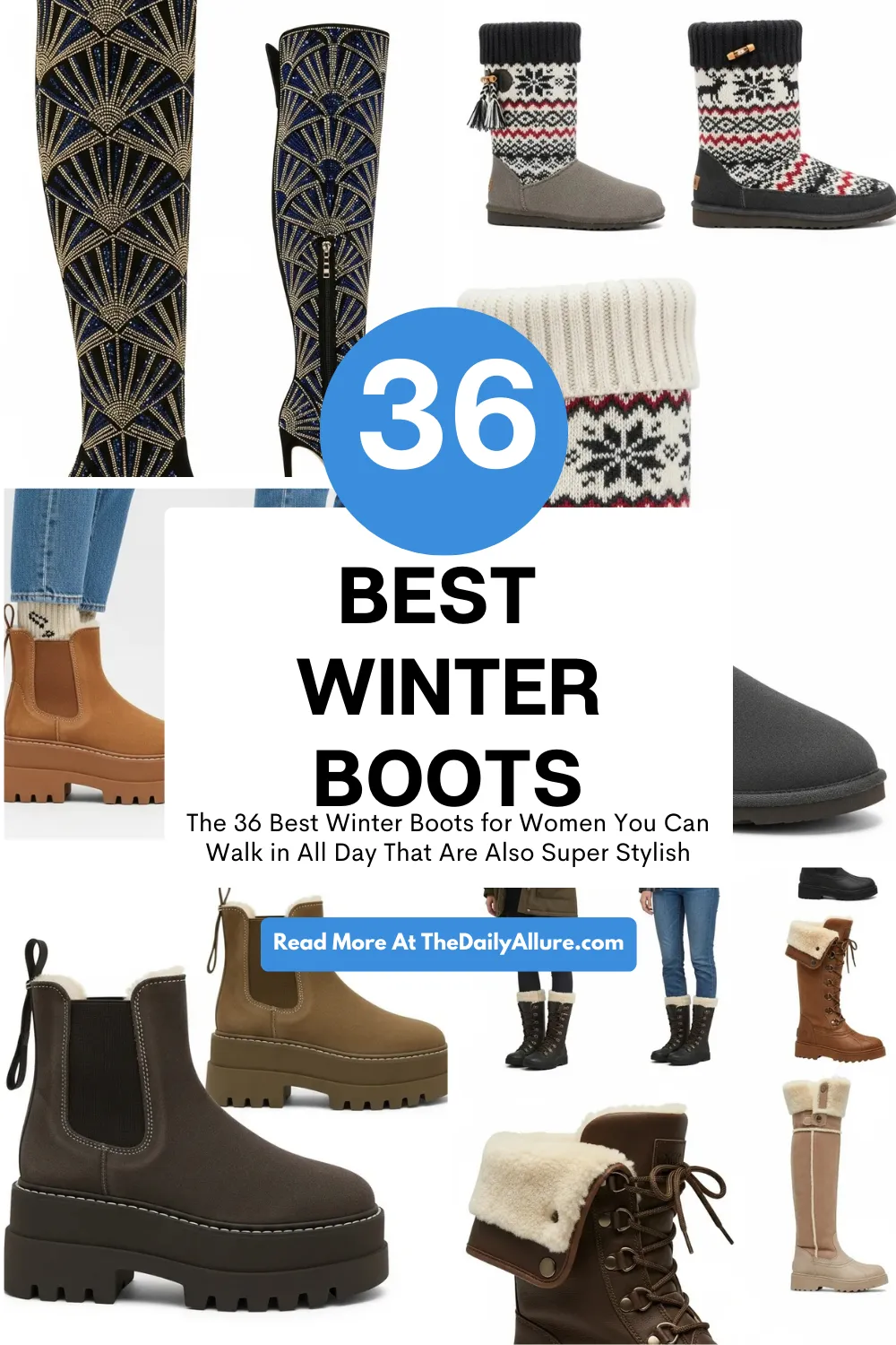 The 36 Best Winter Boots for Women You Can Walk in All Day That Are ...
